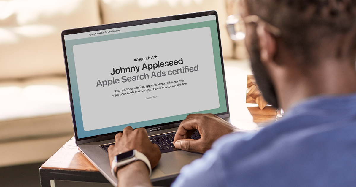 Certification - Apple Search Ads